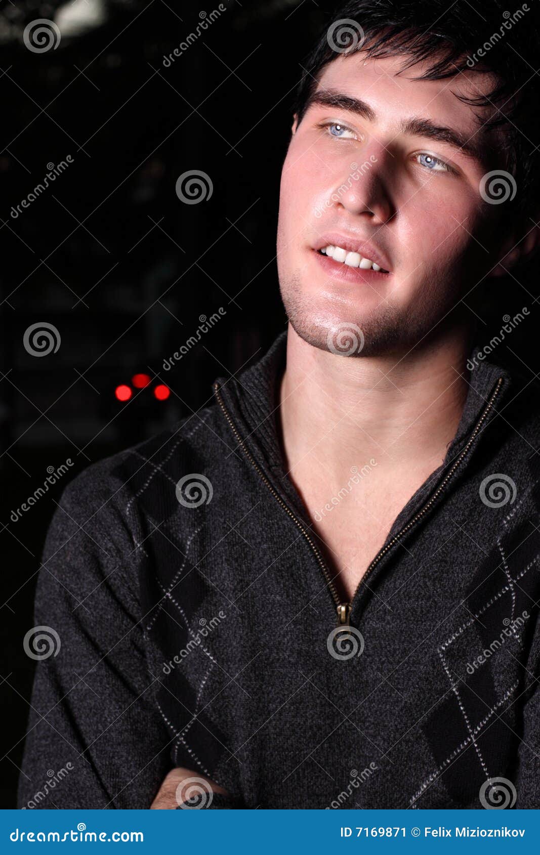 Man looking away stock image. Image of young, teenager - 7169871