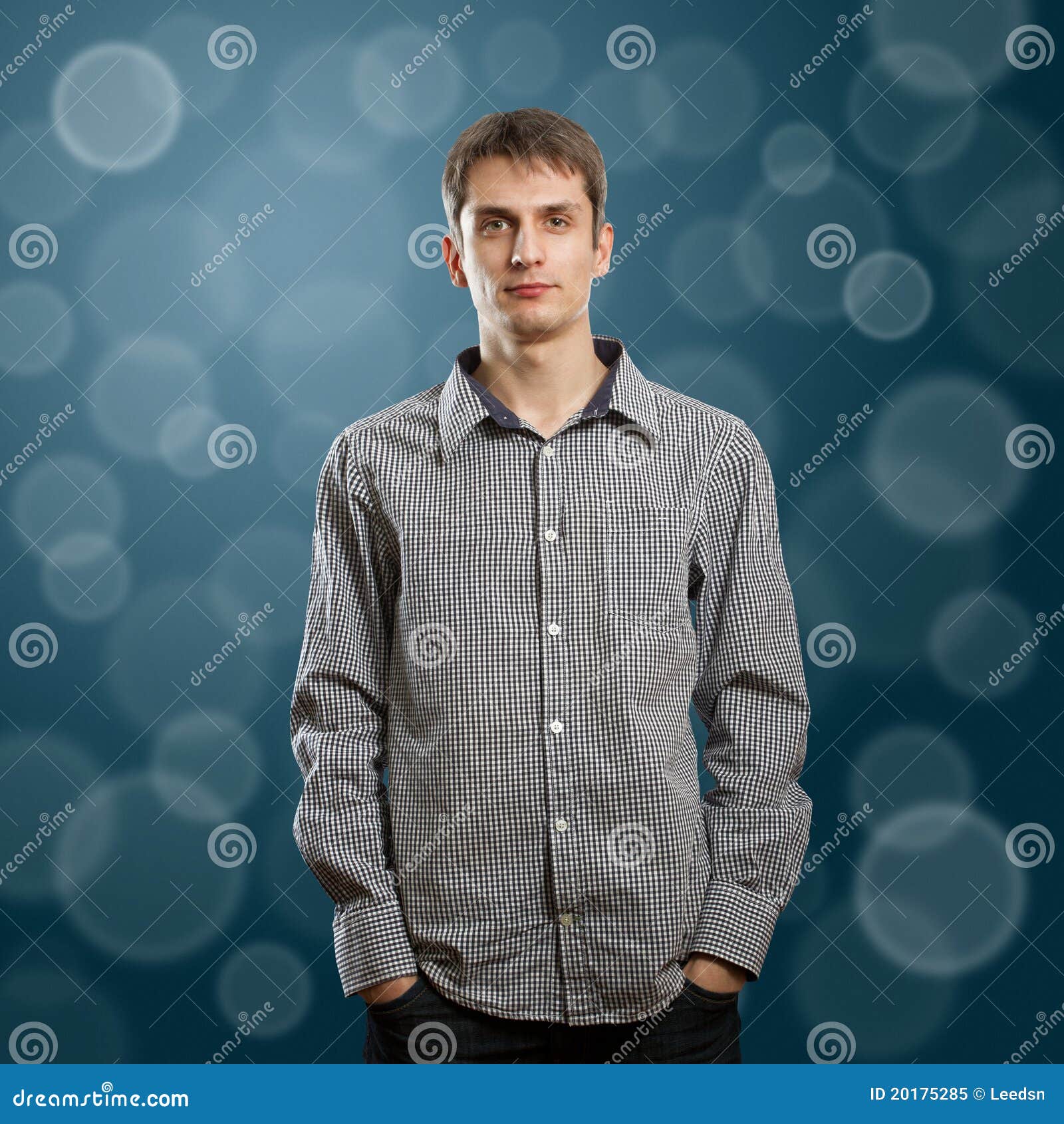 Man looking at camera stock image. Image of model, happy - 20175285