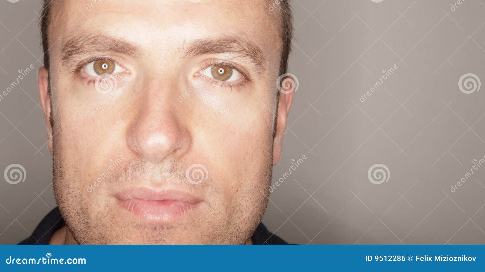 Man looking at the camera stock photo. Image of ringlight - 9512286
