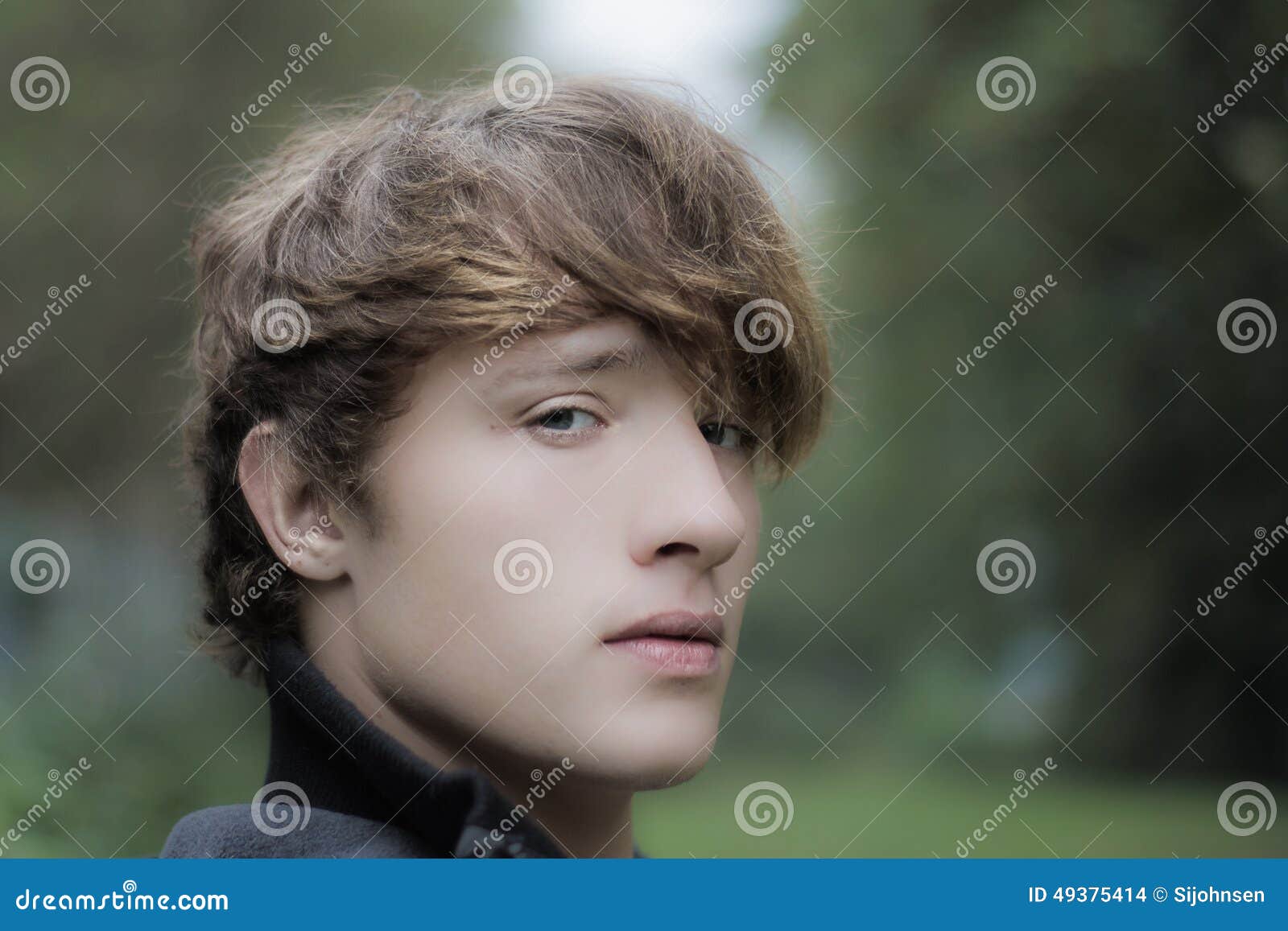 Man Looking at Camera Over Shoulder Stock Photo - Image of style ...