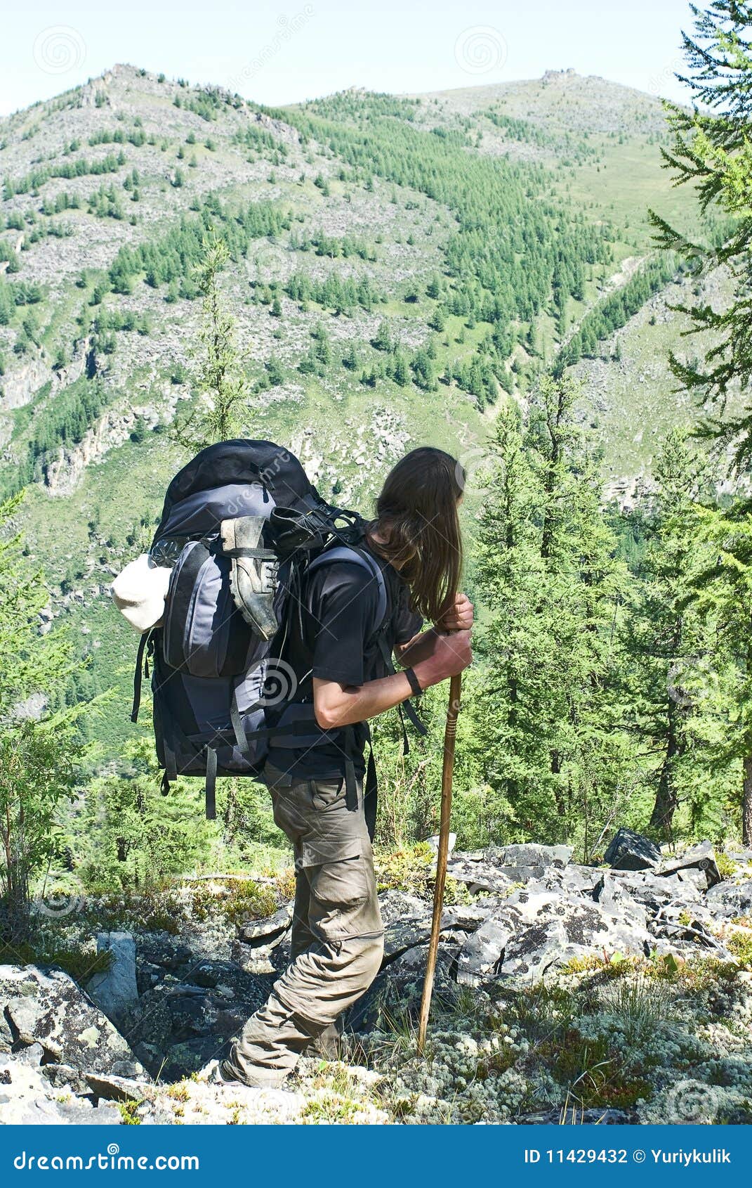 Man looking far stock photo. Image of season, journey - 11429432