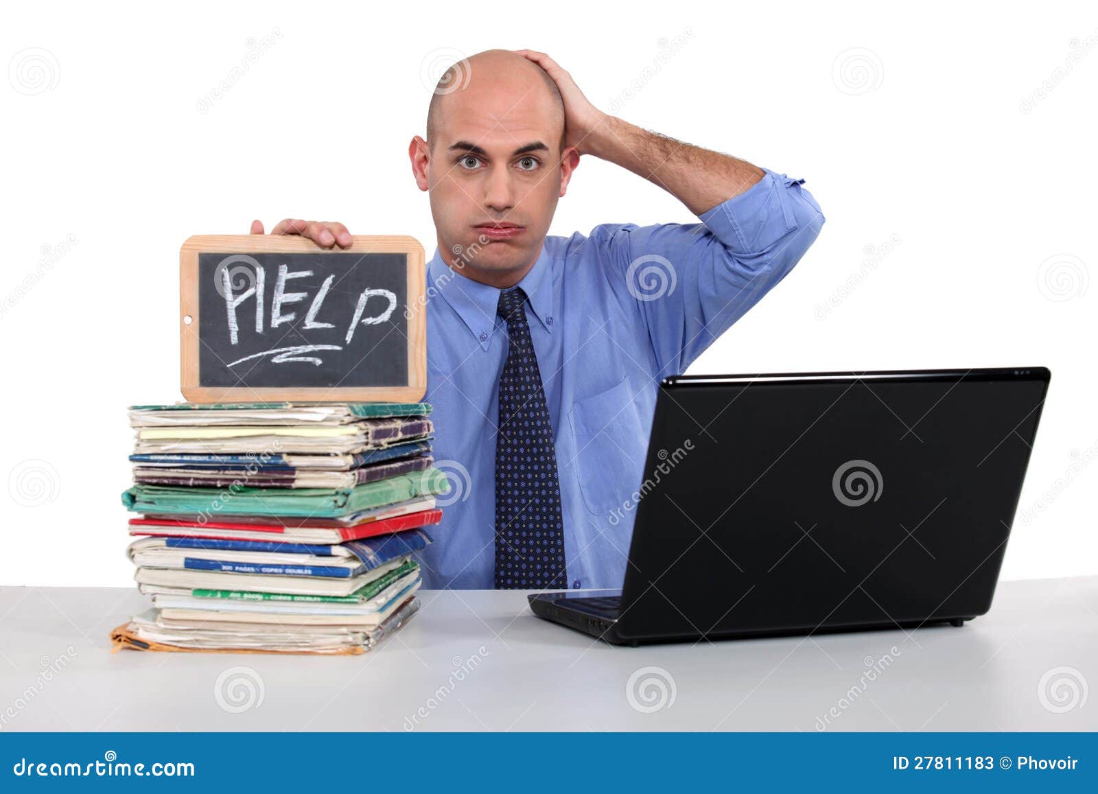 Man Looking For Help Stock Image | CartoonDealer.com #27811183
