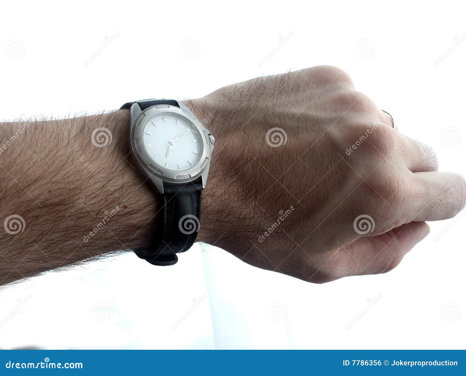 Man looking at his watch stock photo. Image of management - 7786356