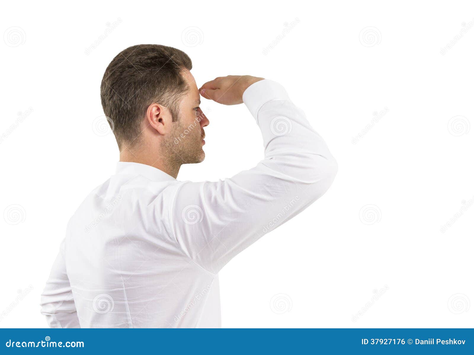 Man looking stock photo. Image of serious, human, shirt - 37927176