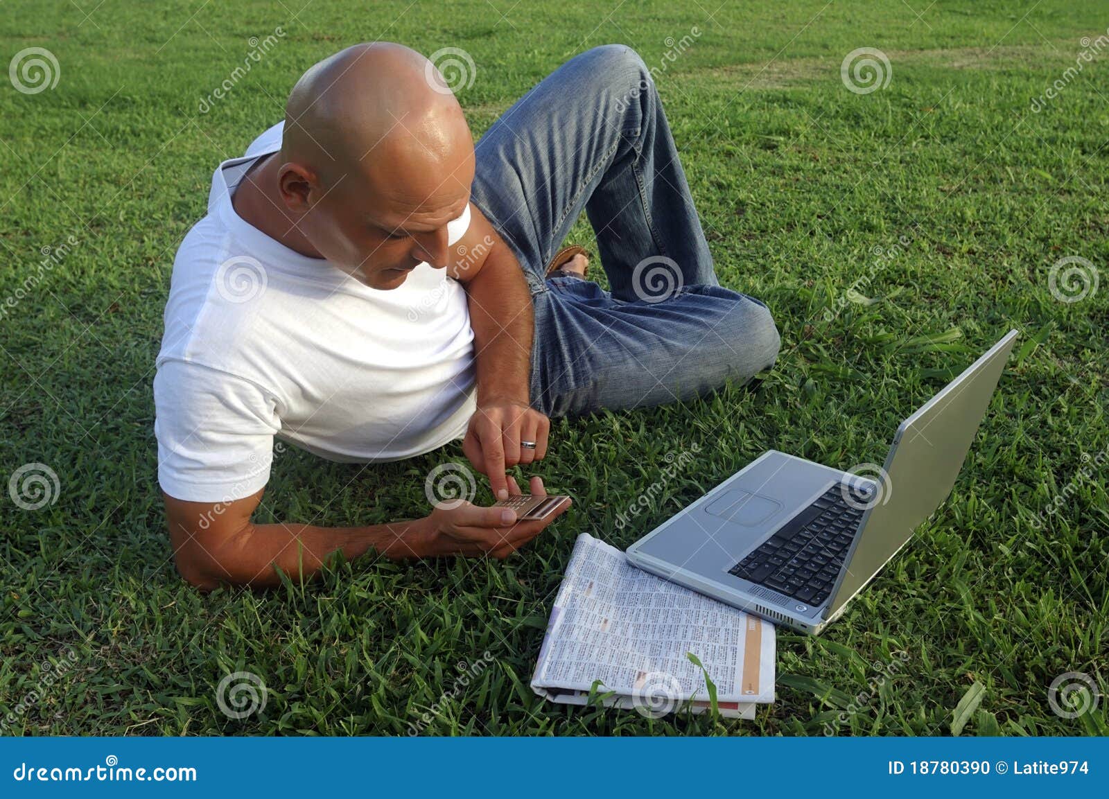Man looking for job stock photo. Image of small, selling - 18780390