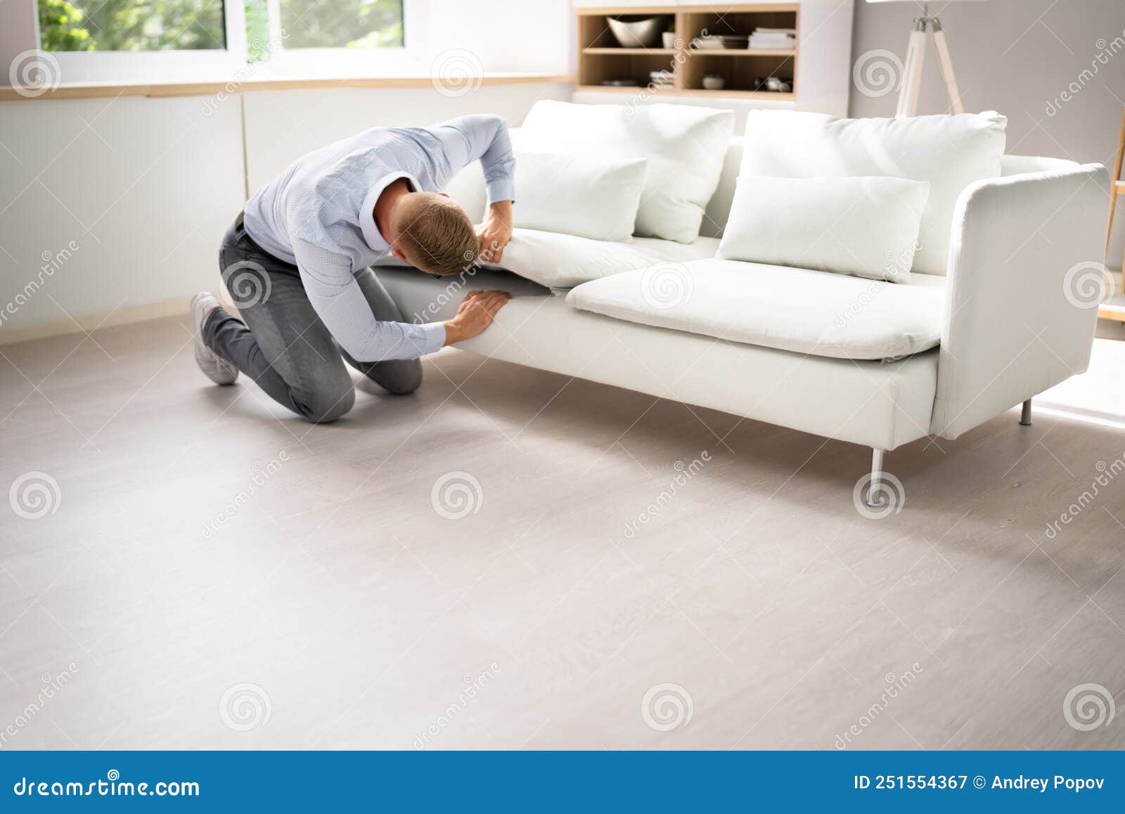 Man Looking for Lost Keys stock image. Image of looking - 251554367