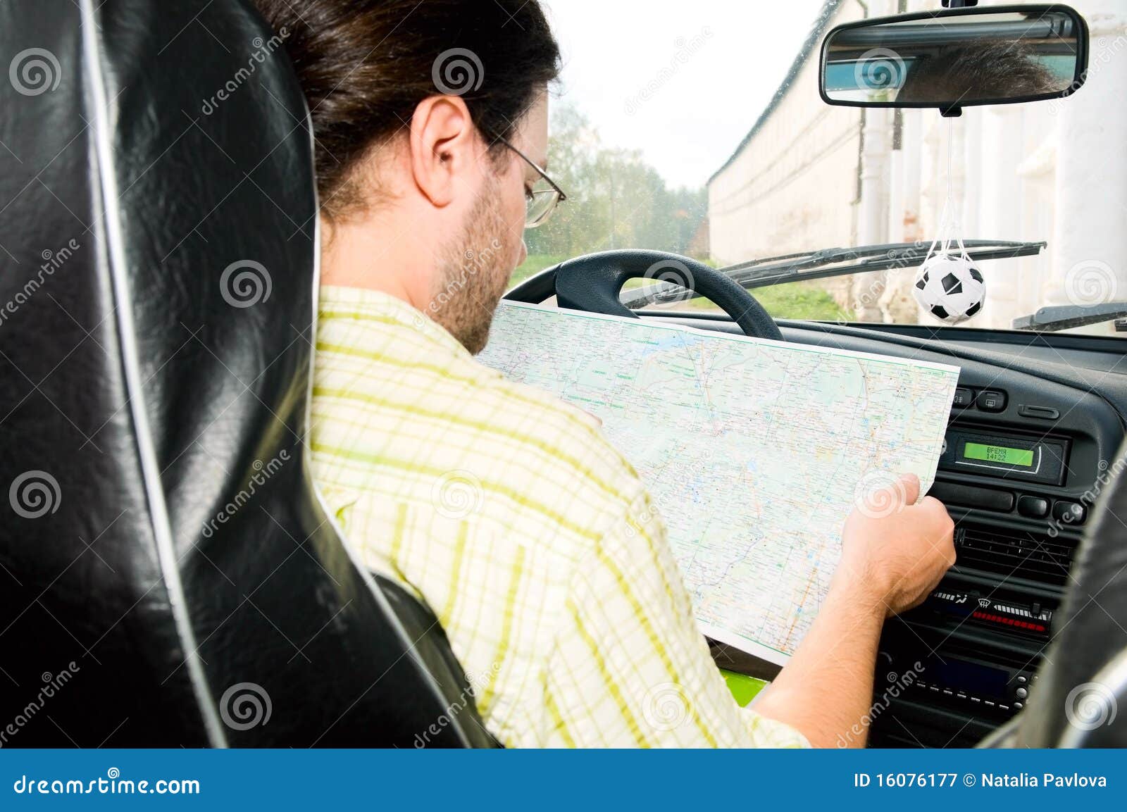 Man looking in map stock image. Image of people, navigation - 16076177