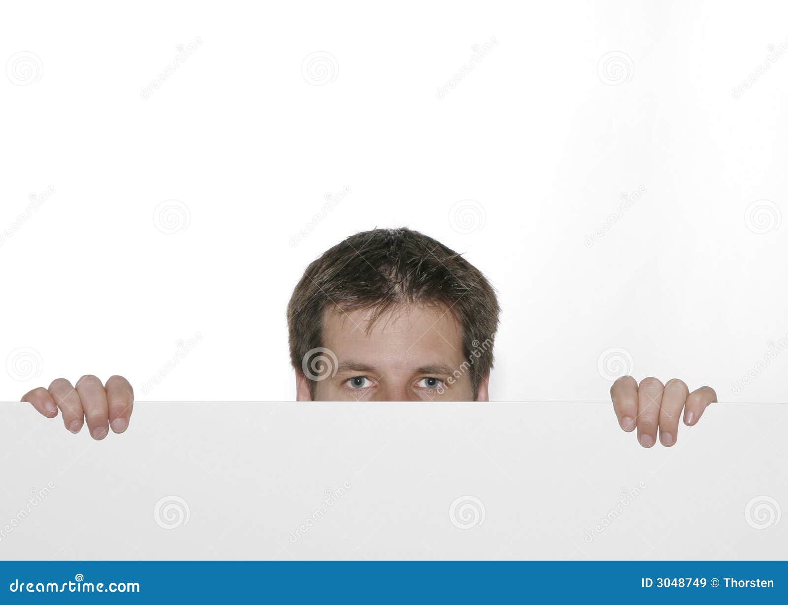 Man Looking Over the Edge stock image. Image of human - 3048749