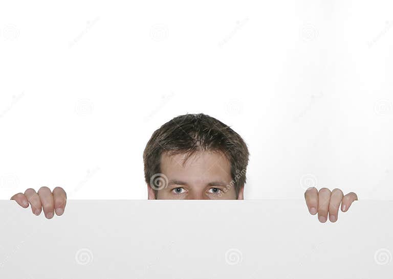 Man Looking Over the Edge stock image. Image of human - 3048749