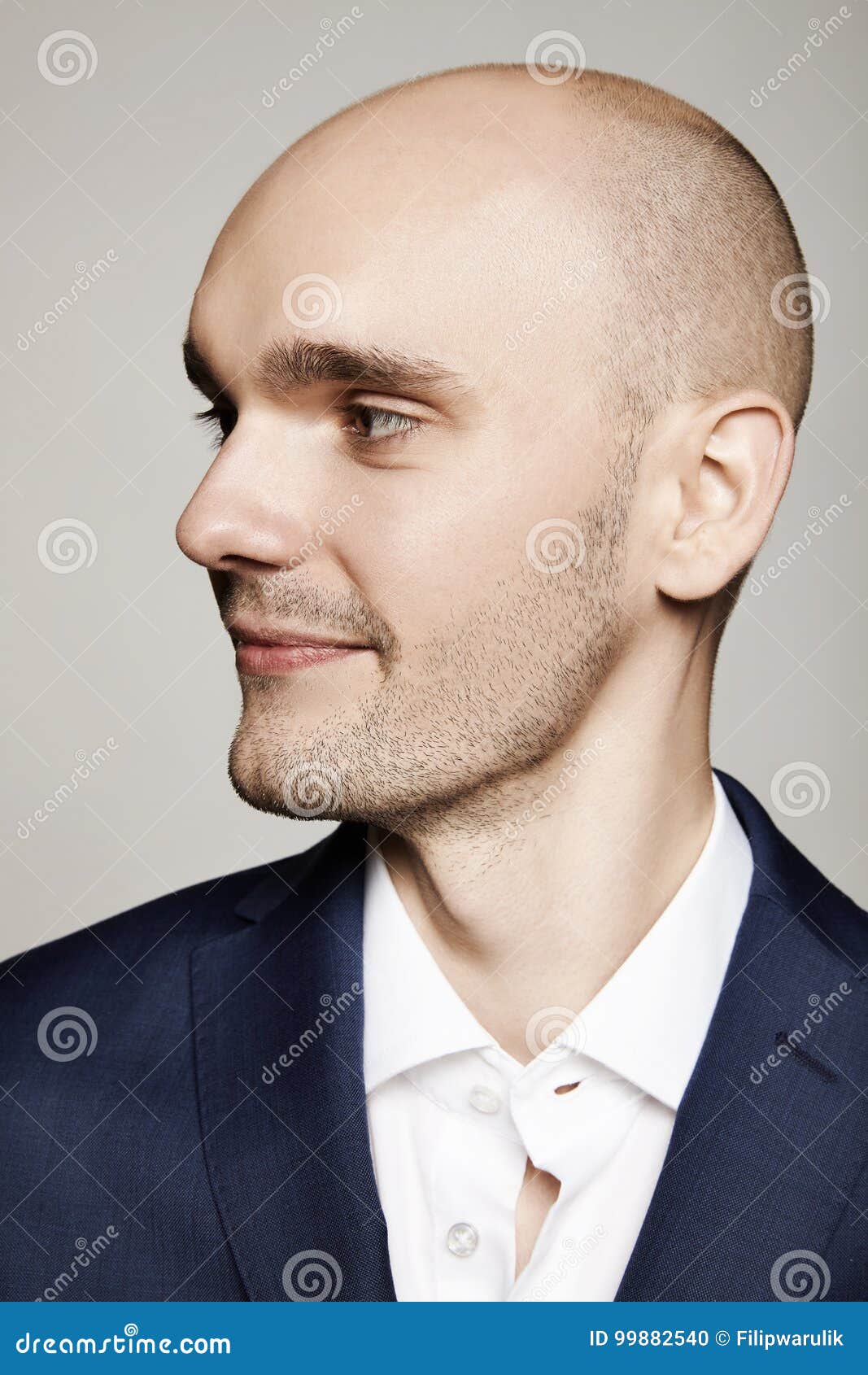 Man Looking Right stock photo. Image of caucasian, business - 99882540