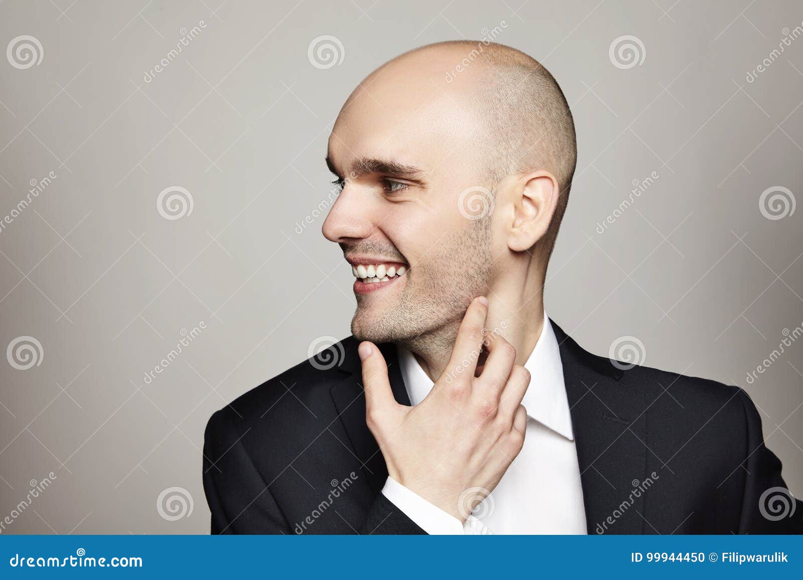 Man Looking Right stock photo. Image of caucasian, casual - 99944450