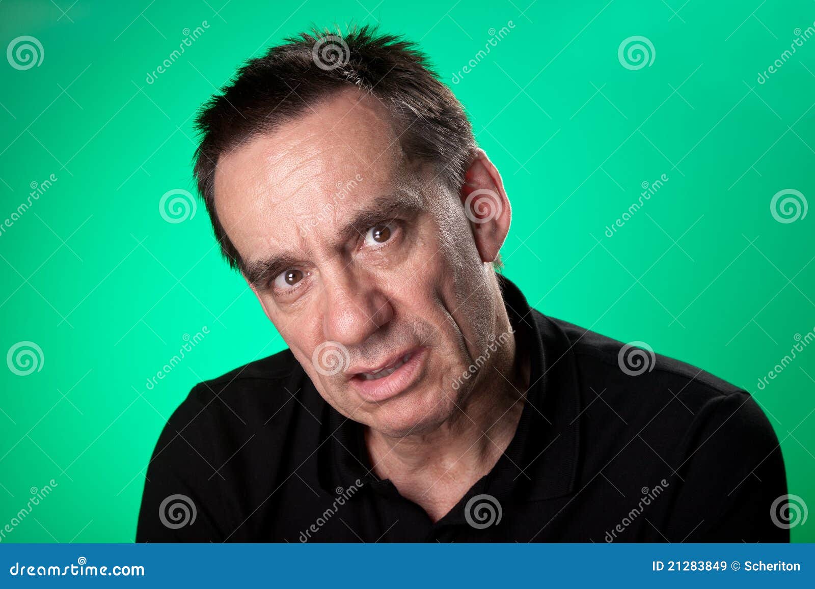 Man Looking Sick Stressed and Unhappy Stock Image - Image of person ...
