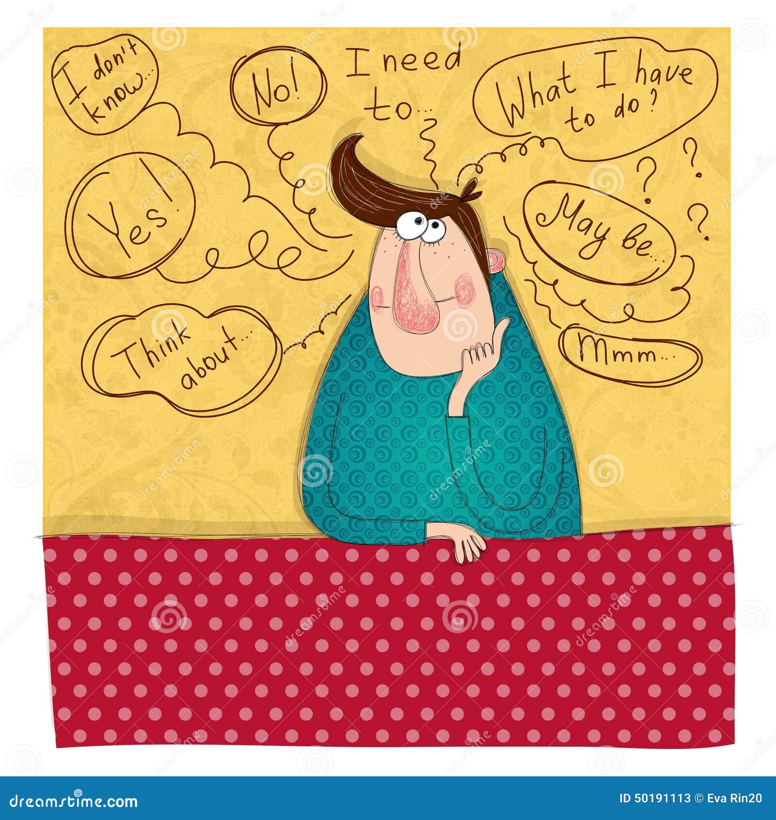 Man Looking for solution stock illustration. Illustration of solve ...