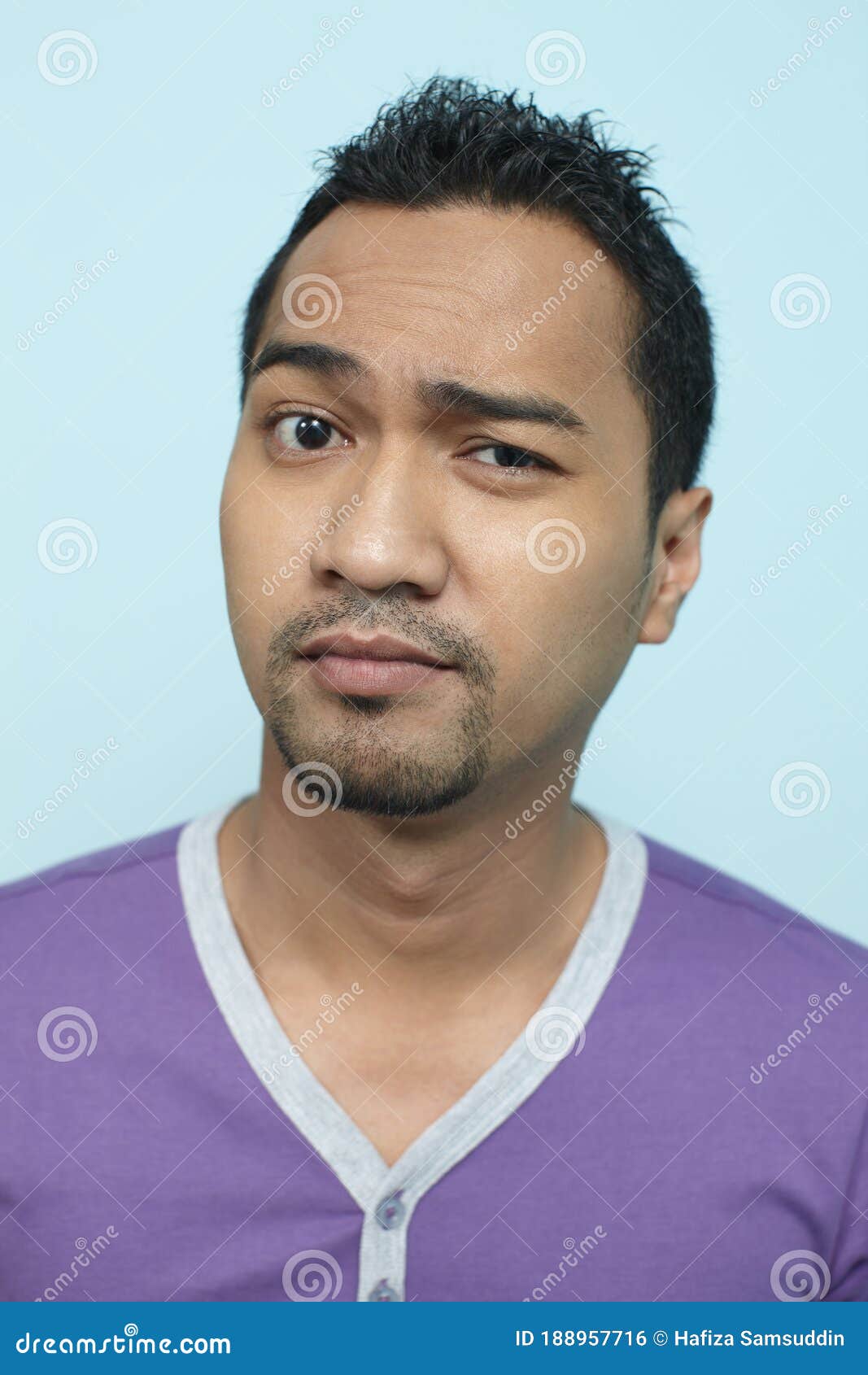 Man Looking Suspicious. Conceptual Image Stock Photo - Image of ...