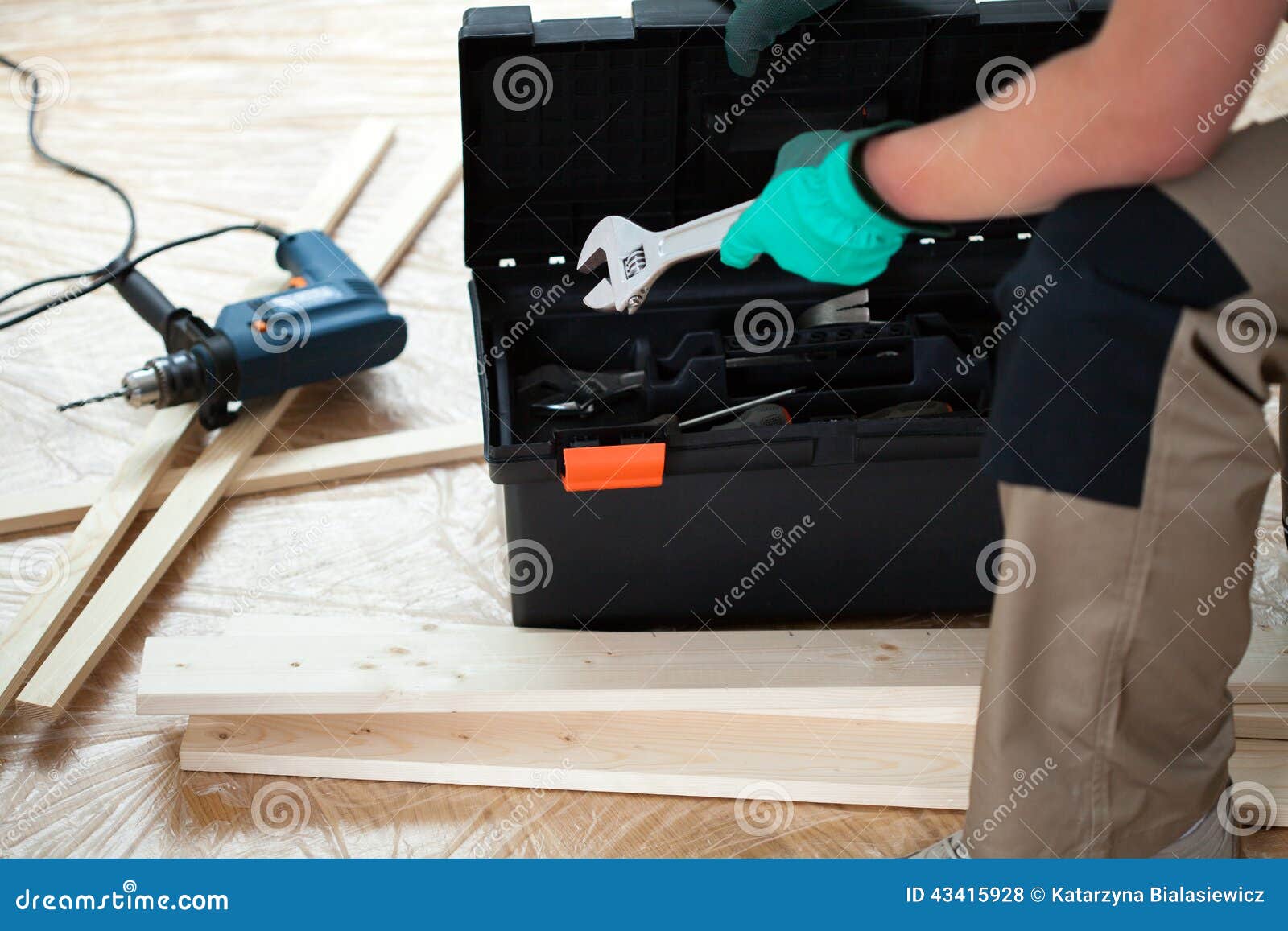 Man looking for a tools stock photo. Image of manual - 43415928