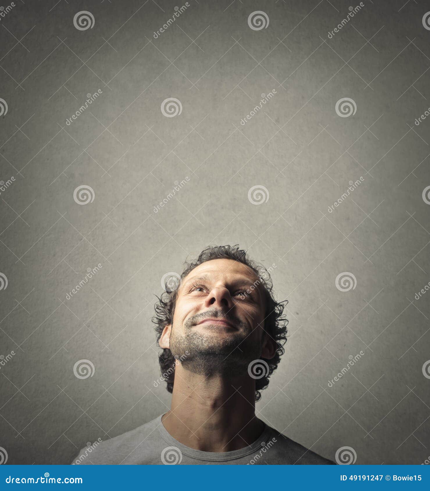 Man looking up stock image. Image of adult, ambition - 49191247