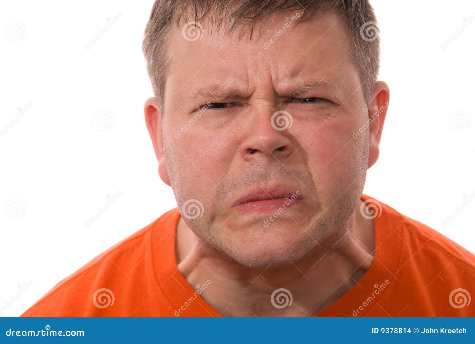 Man Looks at You with Pained Expression Stock Photo - Image of average ...