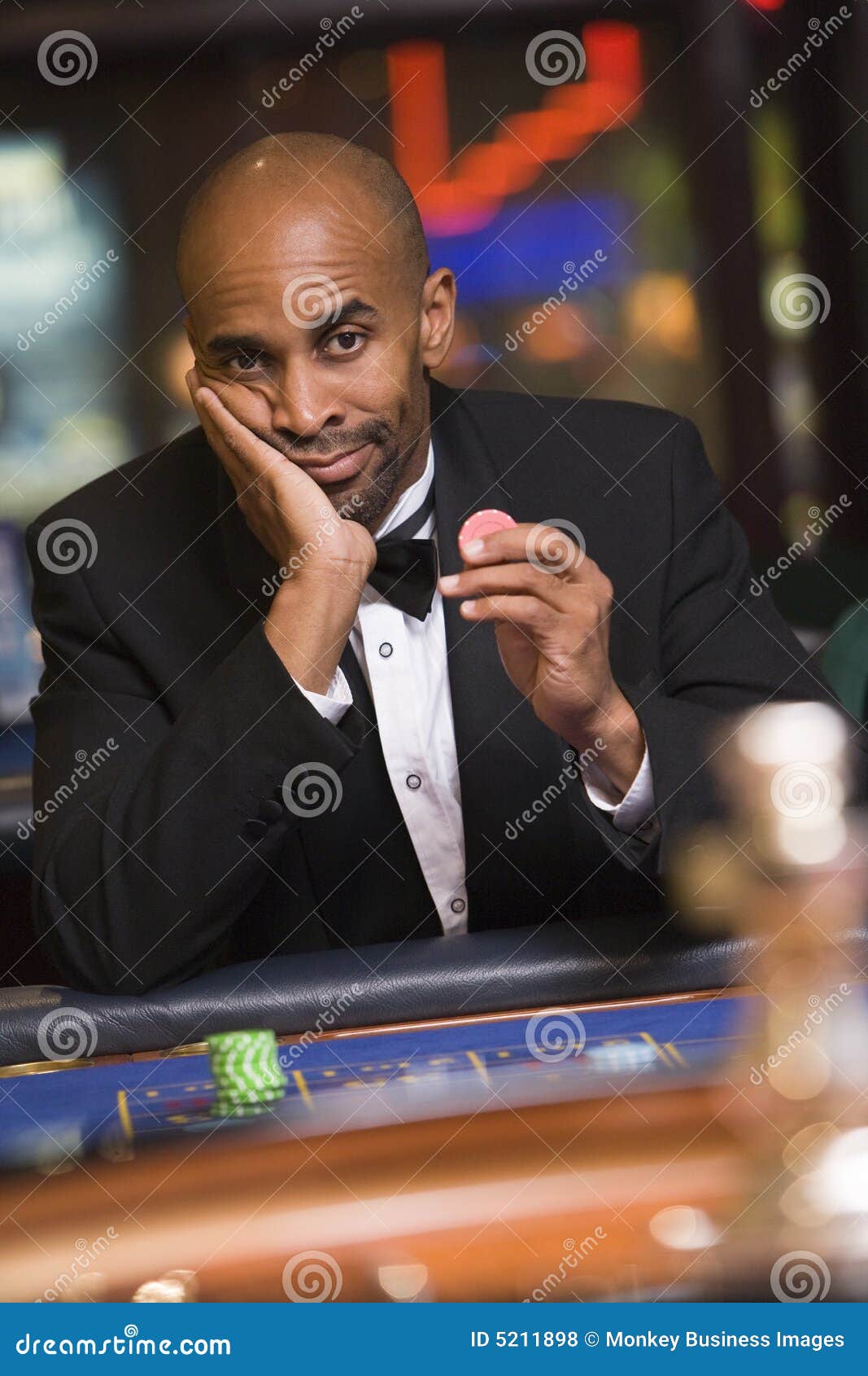 Man Losing at Roulette Table Stock Photo - Image of american, loser ...