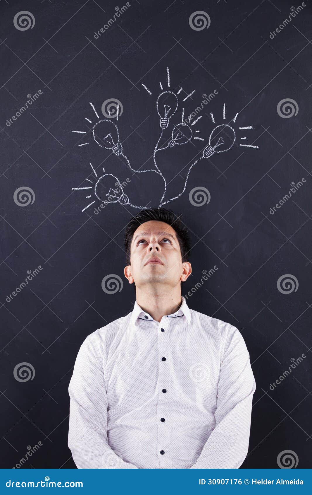 Man with Lots of Creativity Stock Photo - Image of motivation ...