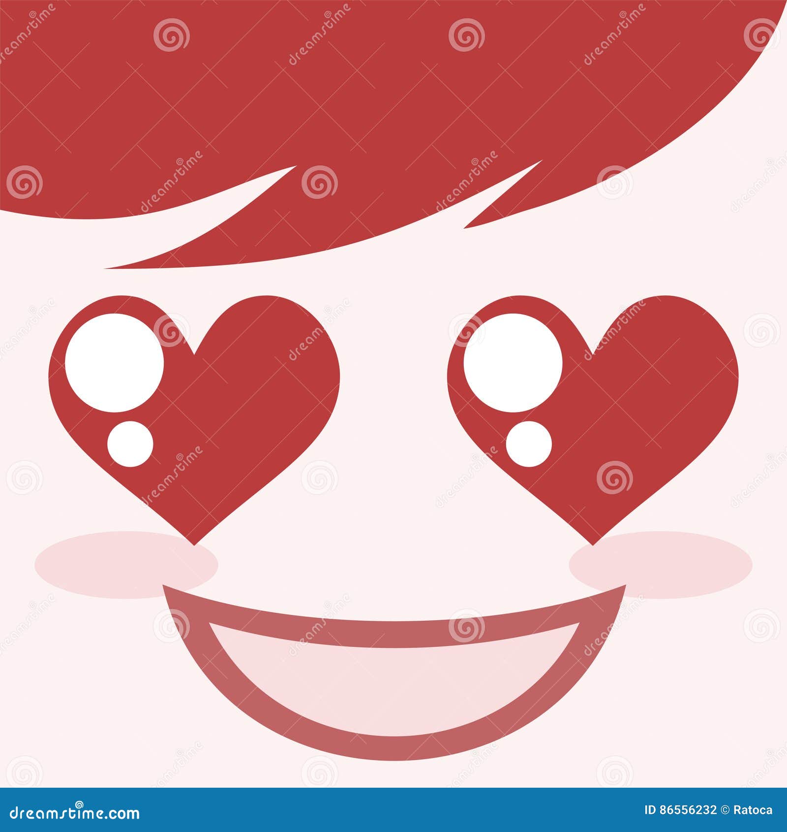 Man in love expression stock vector. Illustration of people - 86556232