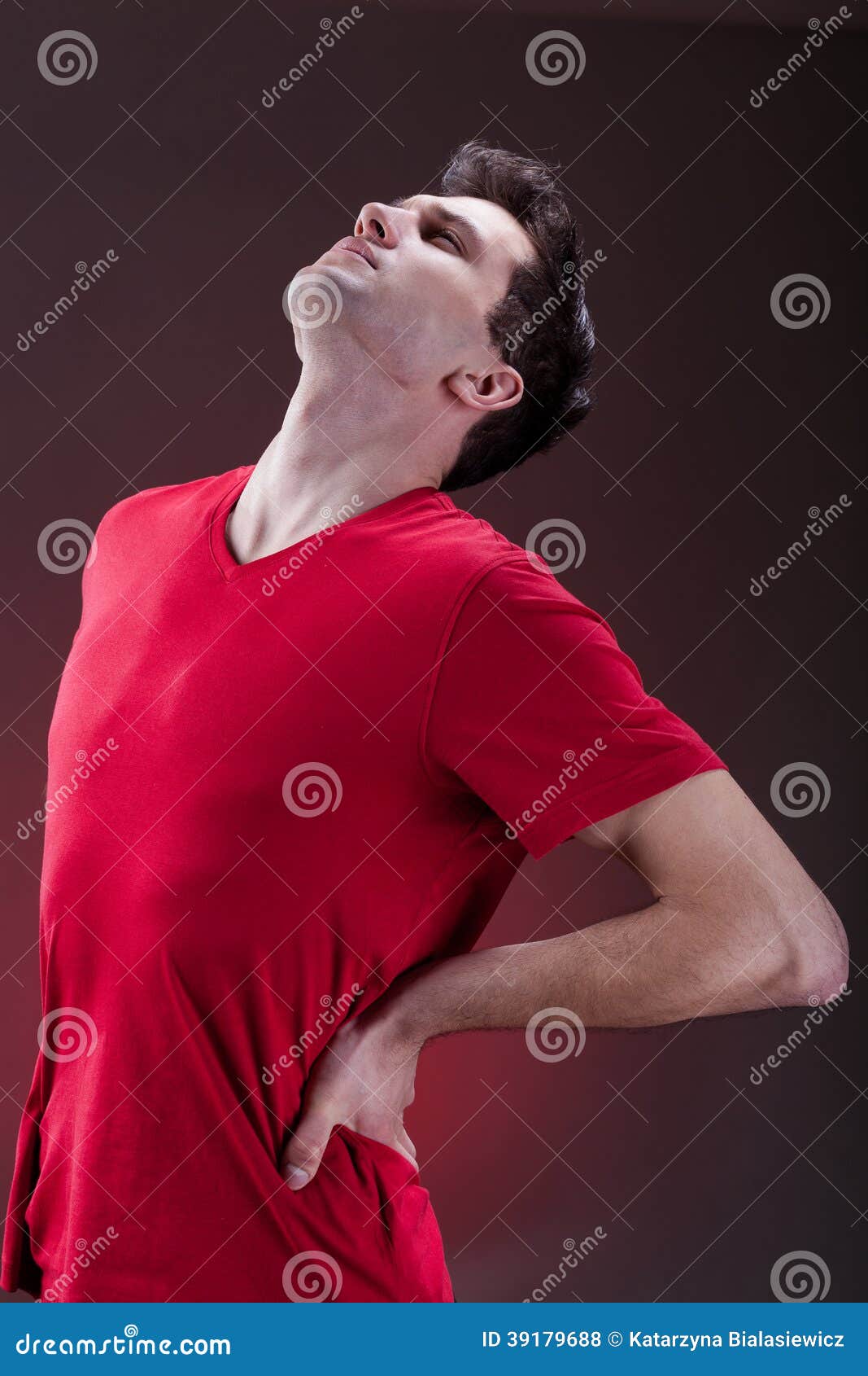 Man with lower back pain stock photo. Image of cramp - 39179688