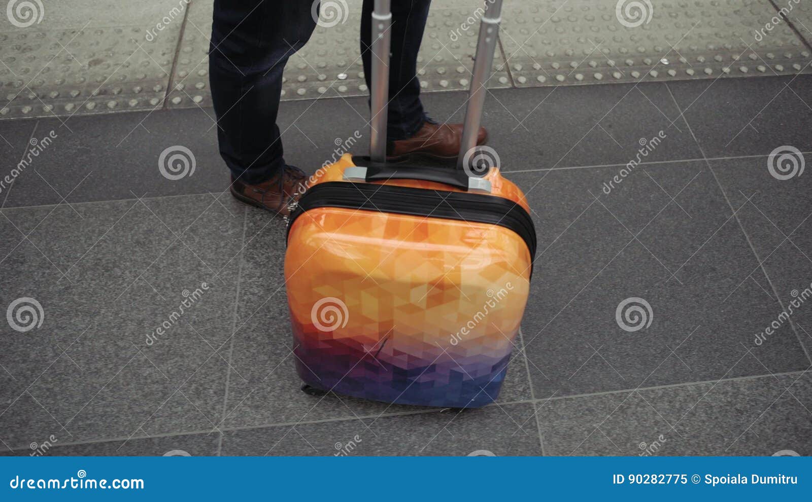 Man with Luggage Chasing Departing Train. 4k Stock Video - Video of ...