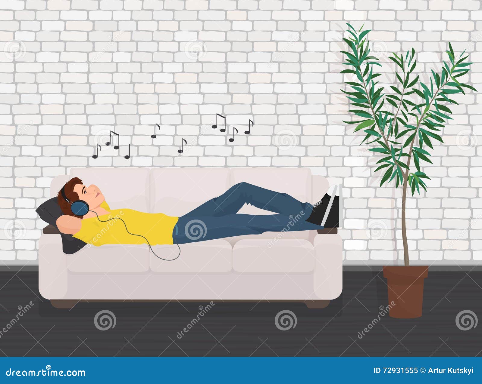 Sofa Couch Talk Logo With Comfy Living Room Couch Icon Inside Bubble ...