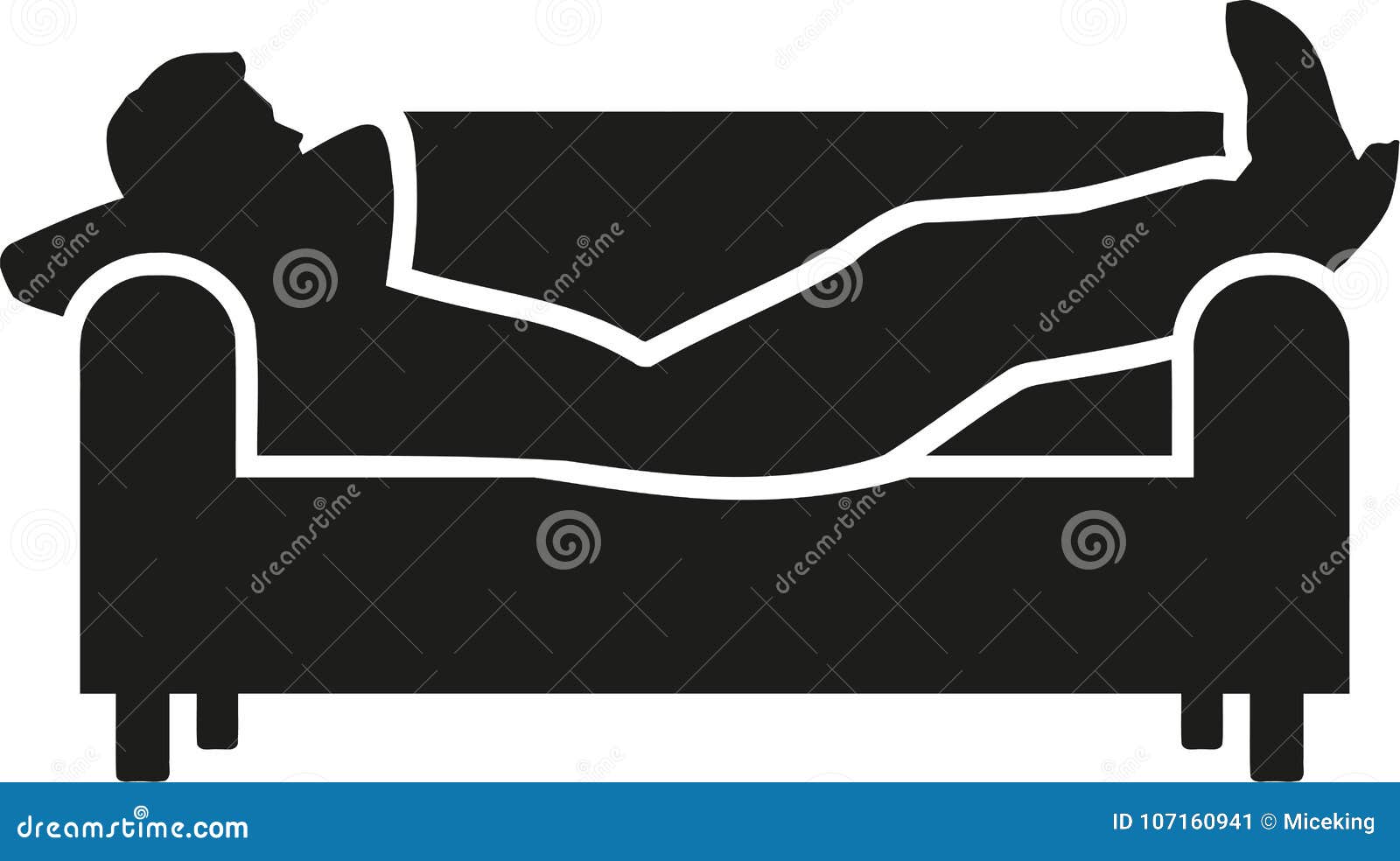 Couch Silhouette Vector