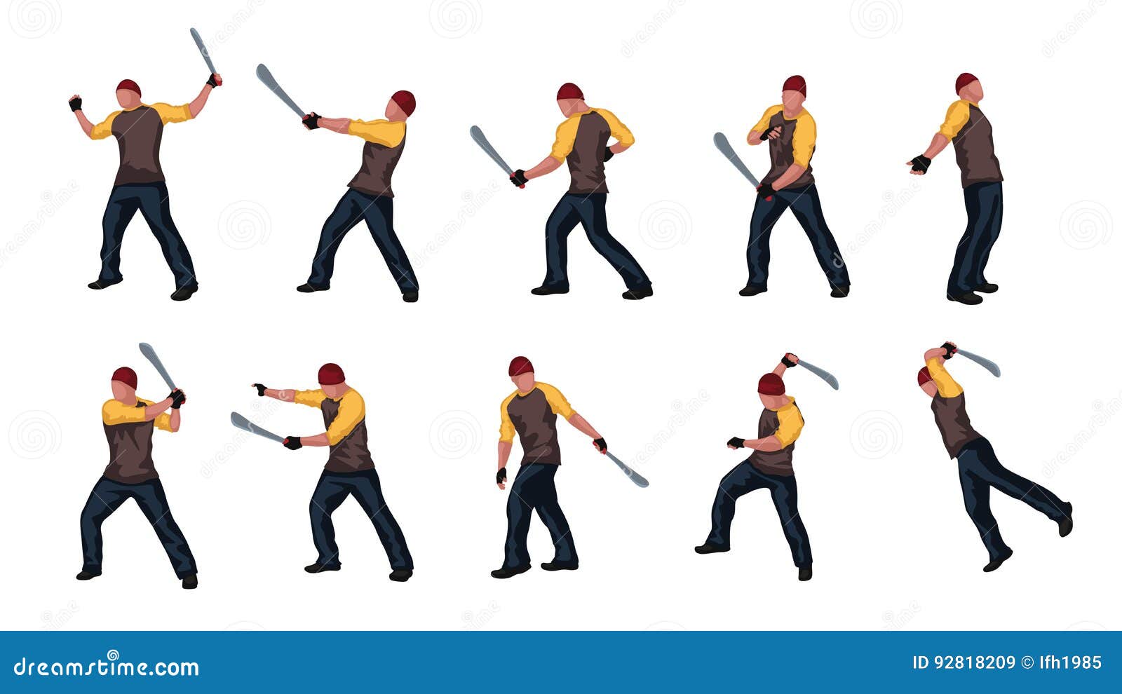Machete Cartoons, Illustrations & Vector Stock Images - 4022 Pictures ...