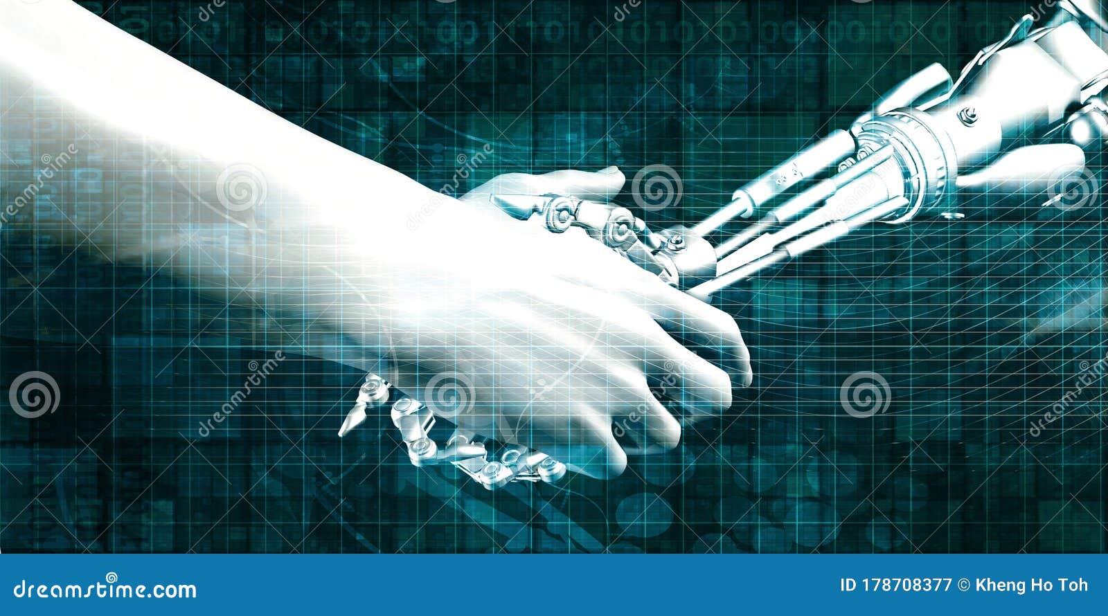 Robot Joining Puzzle. Contains Clipping Path Stock Image ...