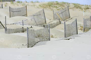 Man made dunes stock photo. Image of waves, grass, dunes - 7306180