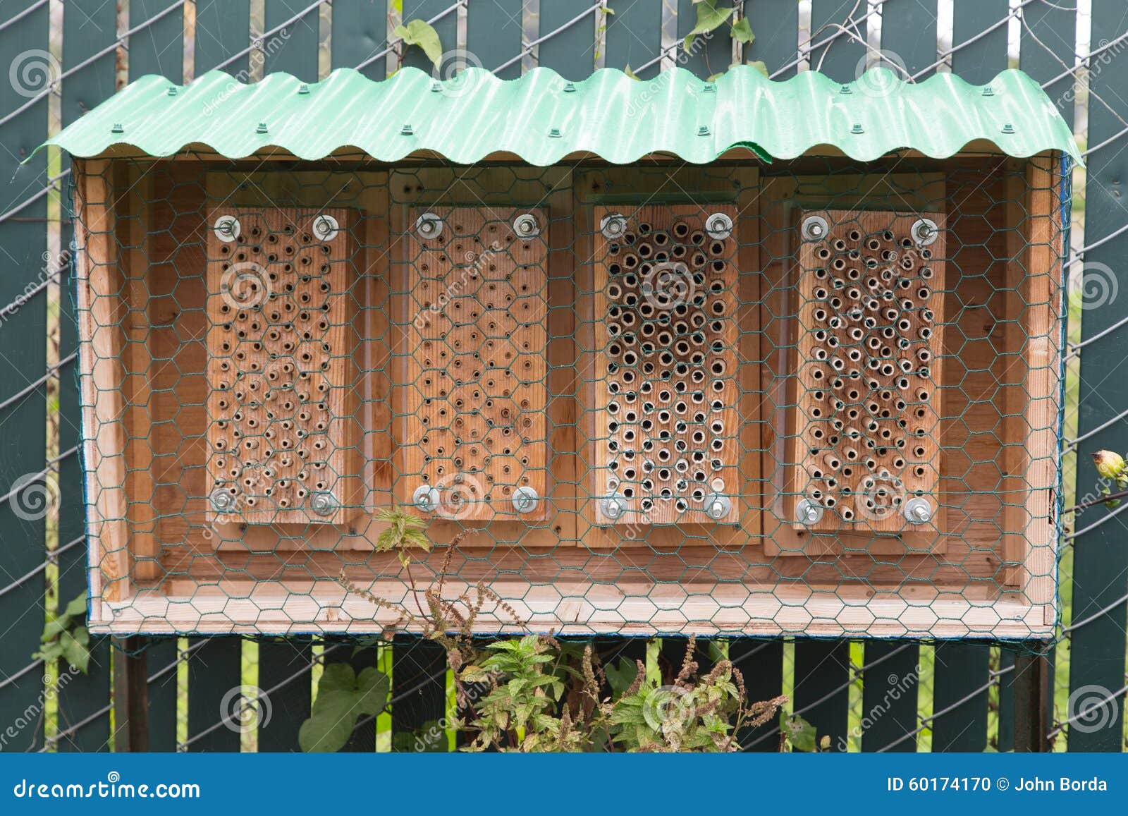 Man made garden bee hive stock photo. Image of hanging - 60174170