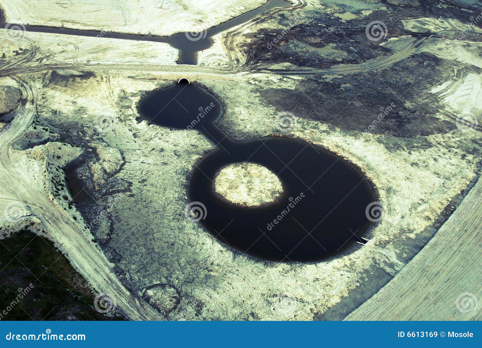 Man-made lake stock image. Image of large, white, lake - 6613169