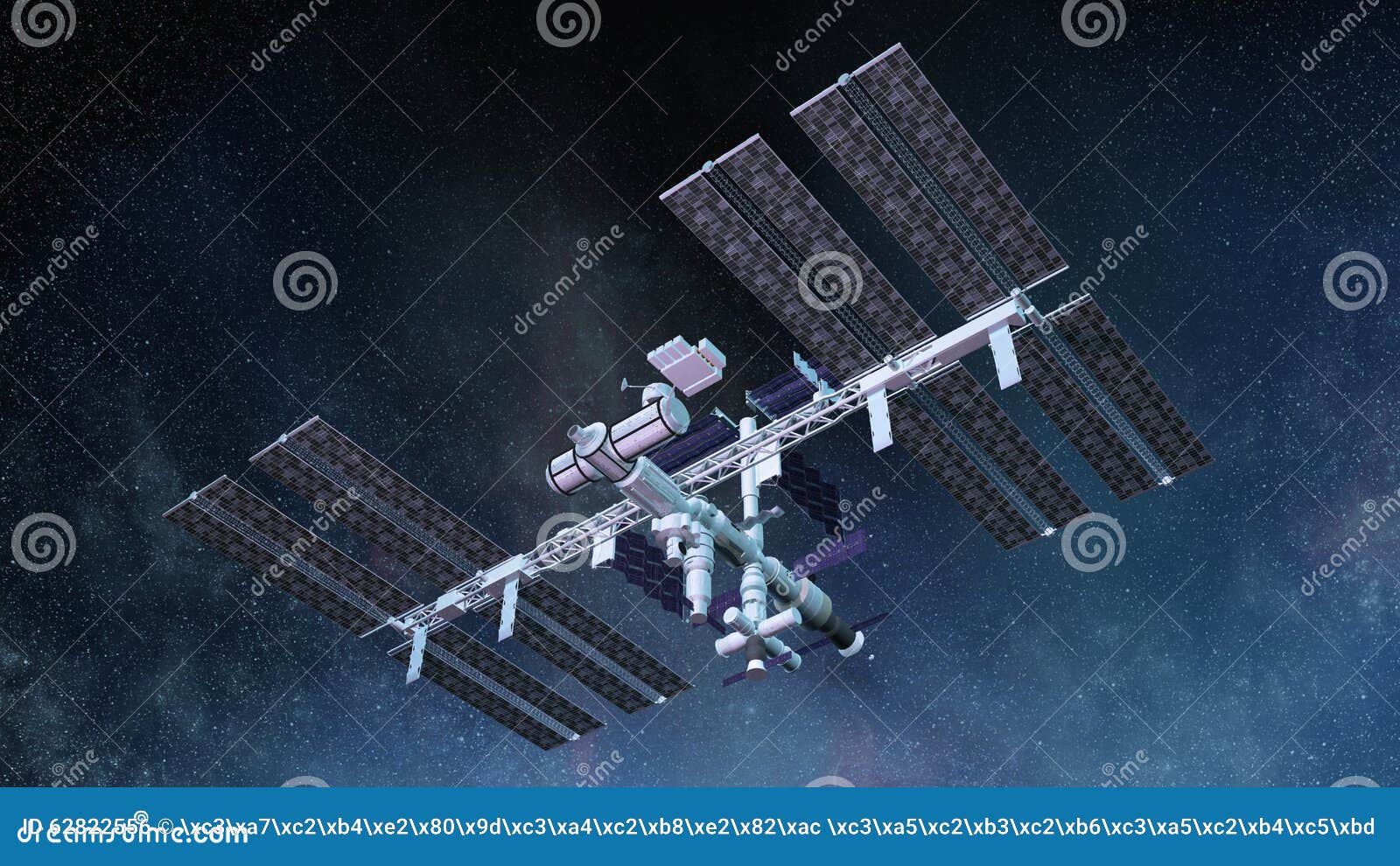 Man-made satellite stock illustration. Illustration of panel - 62822556
