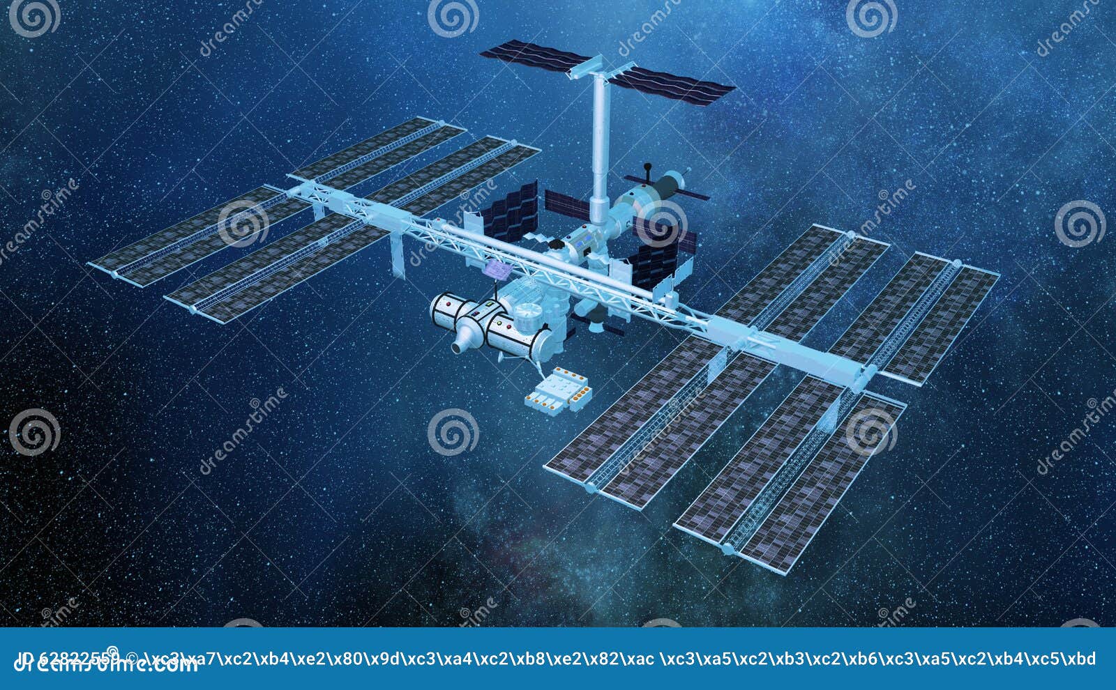 Man-made satellite stock illustration. Illustration of spaceship - 62822559