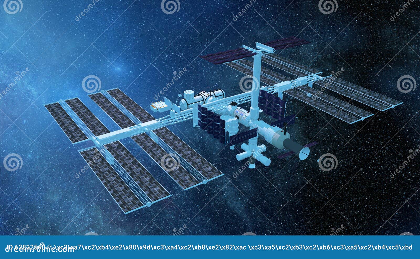Man-made satellite stock illustration. Illustration of space - 62822560