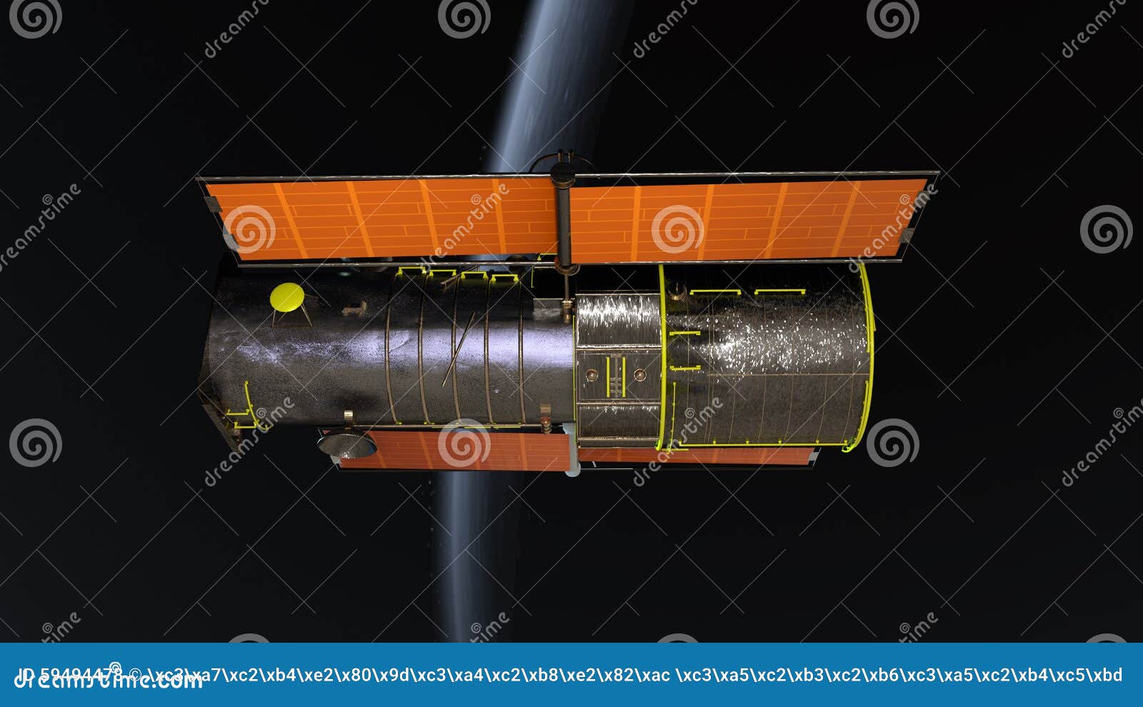 Man-made satellite stock photo. Image of science, space - 59494478