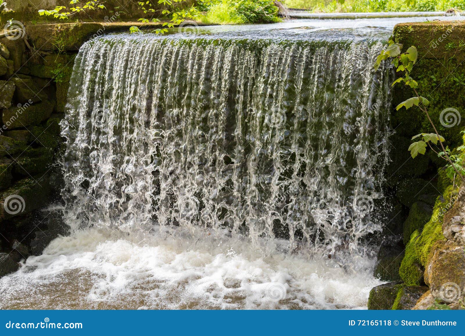 Man Made Waterfall stock photo. Image of water, texture - 72165118
