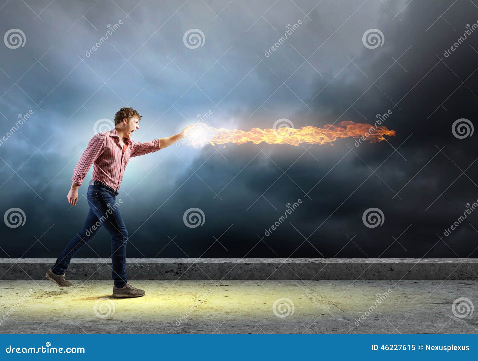 Man magician stock image. Image of hand, imagination - 46227615