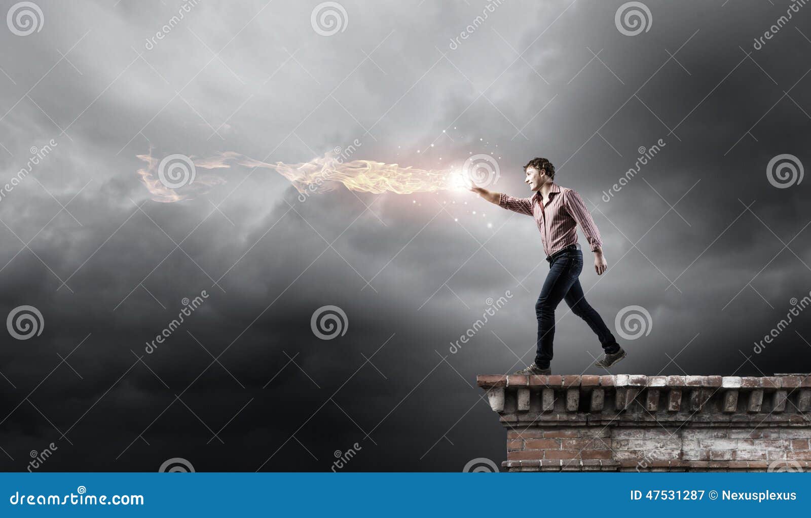 Man magician stock image. Image of entertain, circus - 47531287