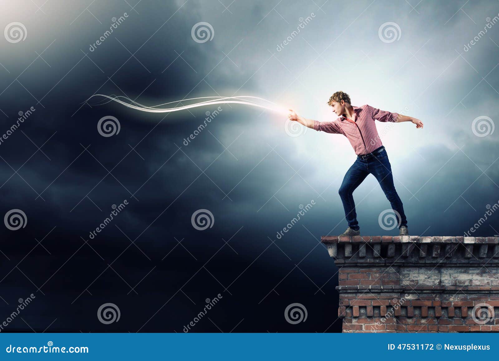 Man magician stock photo. Image of energy, illusionist - 47531172