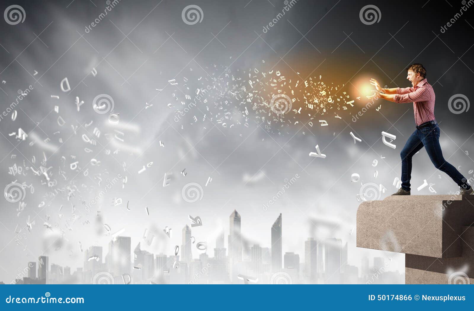 Man magician stock photo. Image of creative, circus, magic - 50174866