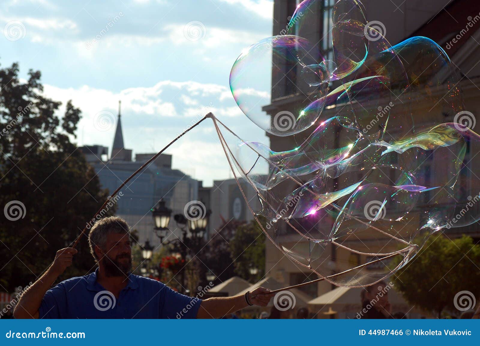 Man Makes Big Bubbles on the Street Editorial Photo - Image of bubbles ...