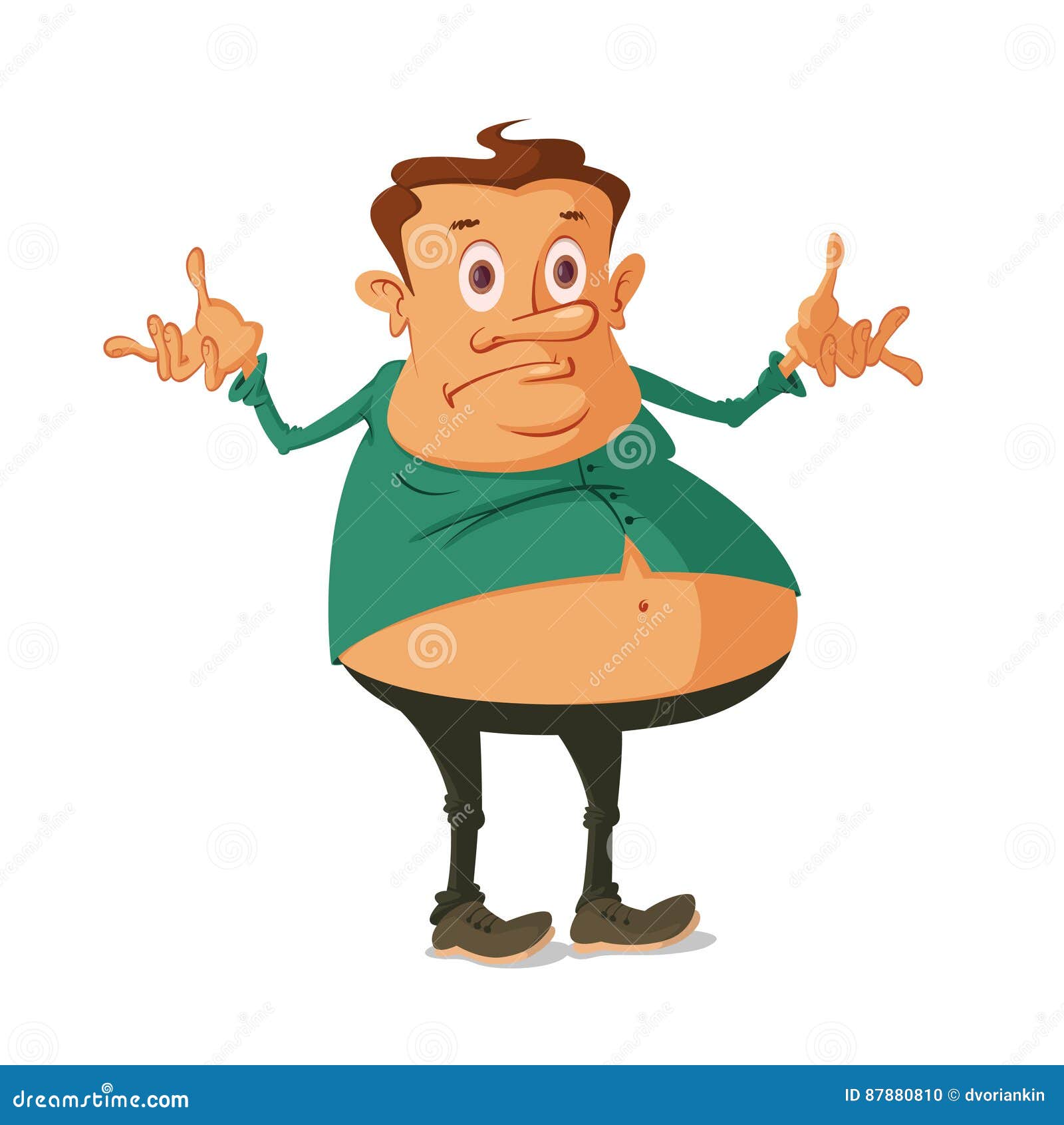 Man makes helpless gesture stock vector. Illustration of sign - 87880810