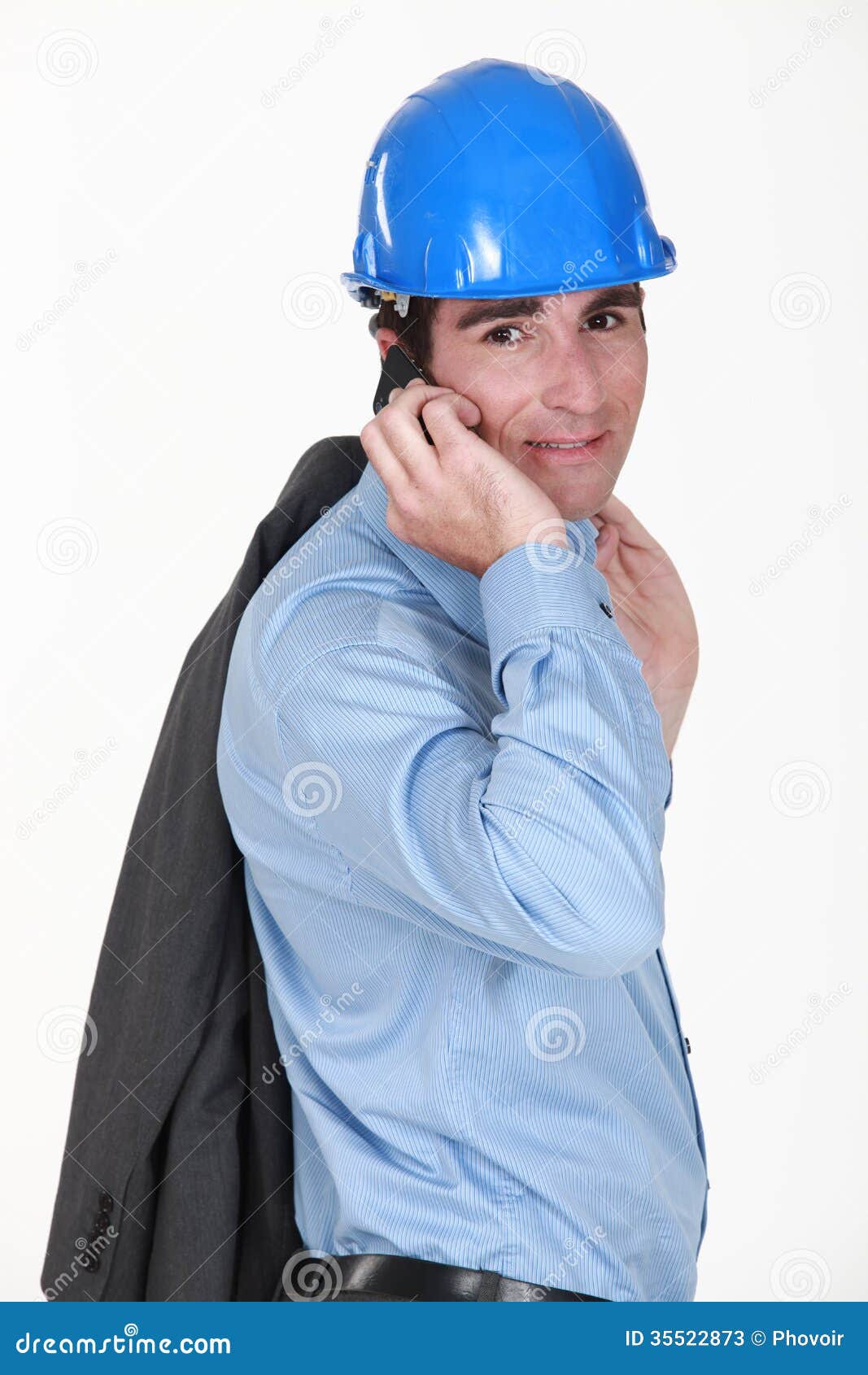 Man making call stock image. Image of people, jacket - 35522873