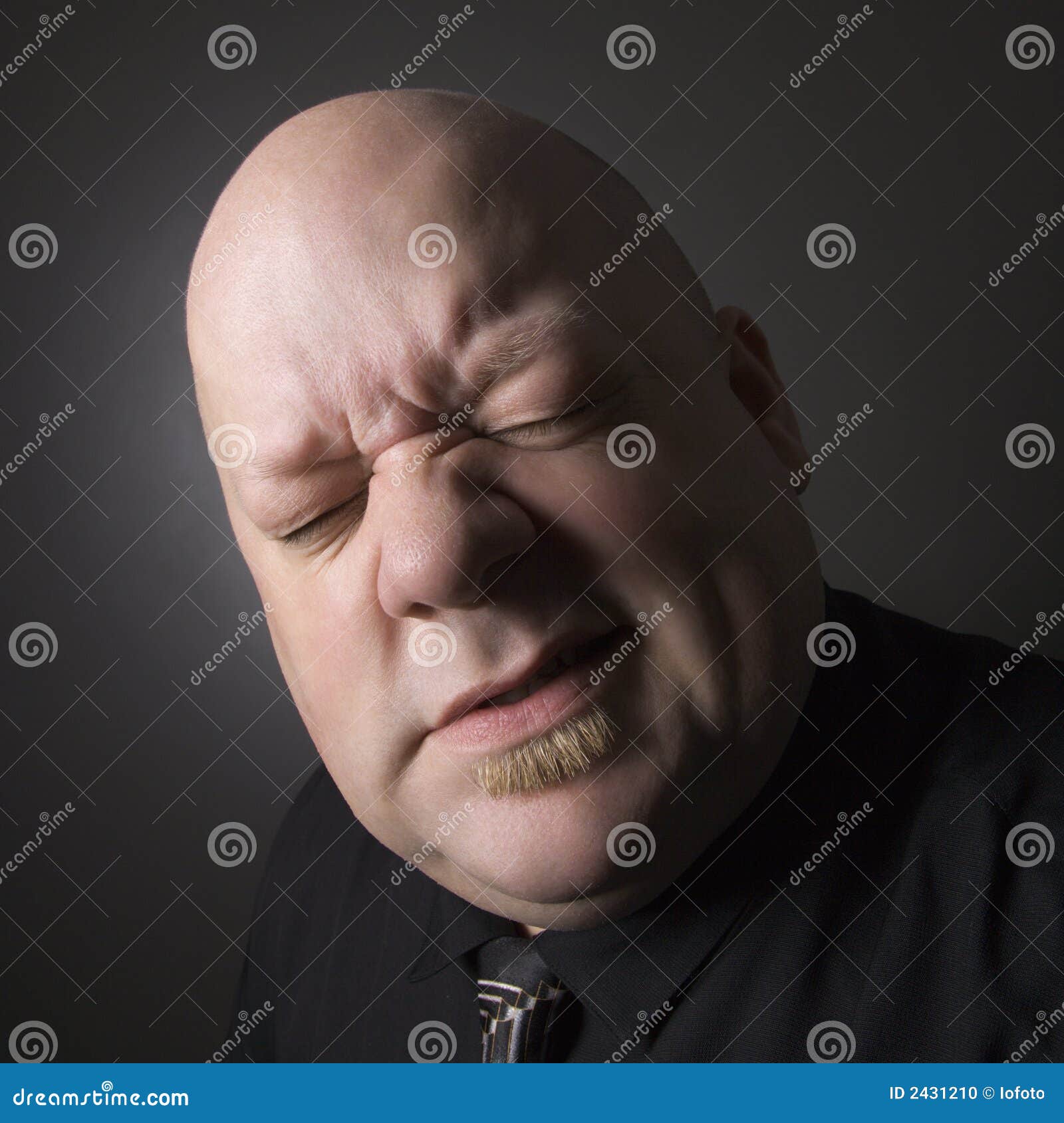 Act Facial Expression Angry Disapprove. Stock Photography ...
