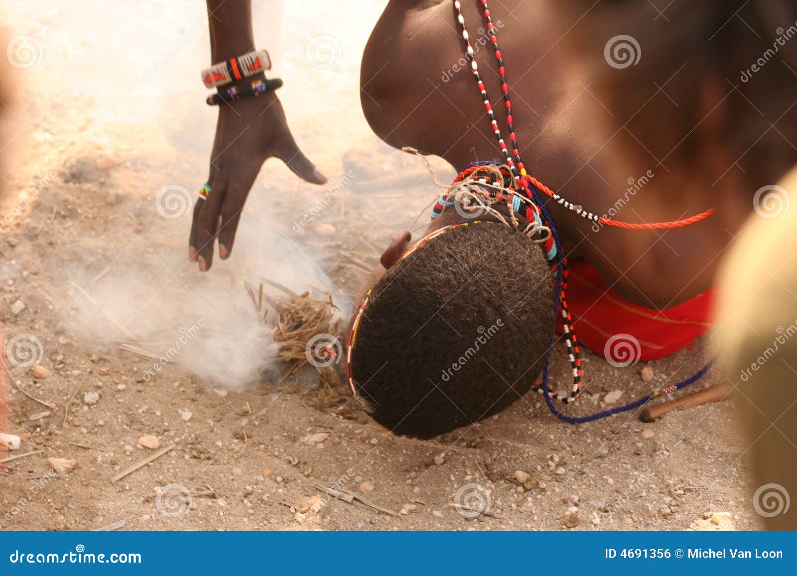 Man making fire stock photo. Image of heat, cloth, survive - 4691356