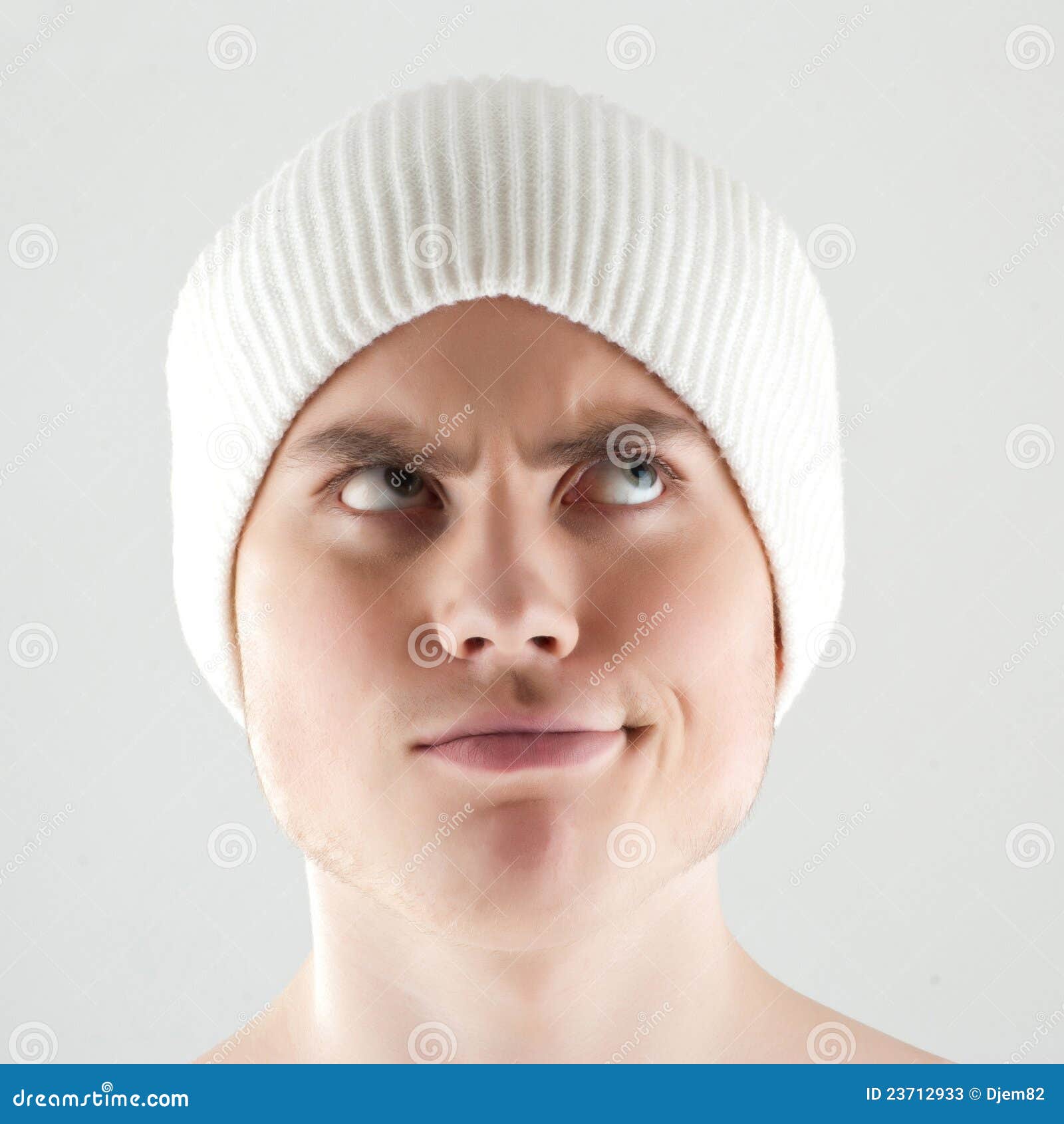 Man making funny face stock image. Image of closeup, cute - 23712933