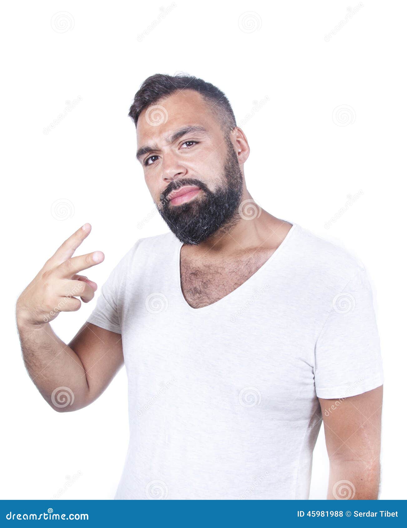 Man making hand sign stock photo. Image of concept, adult - 45981988