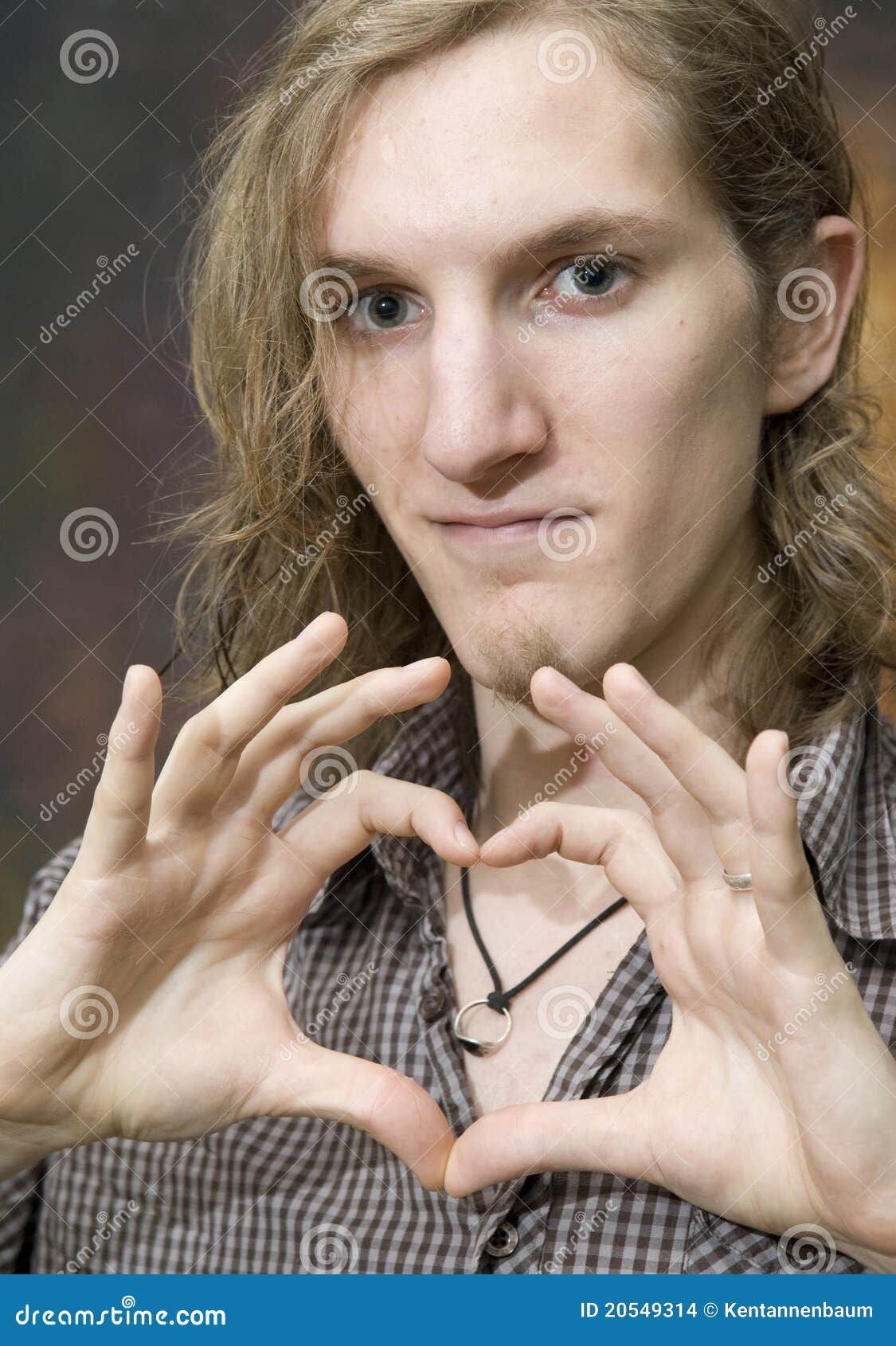 Man Making Heart Shape with Hands Stock Photo - Image of hands, human ...